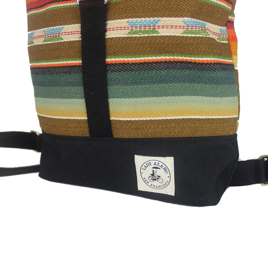 Lady Alamo: Mini Brightday Backpack, Sunset Stripes