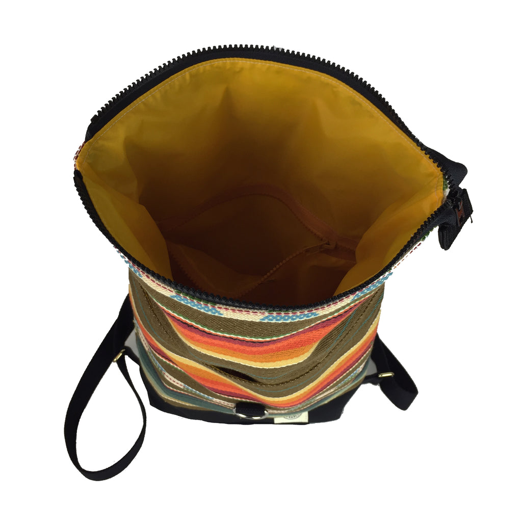 Lady Alamo: Mini Brightday Backpack, Sunset Stripes