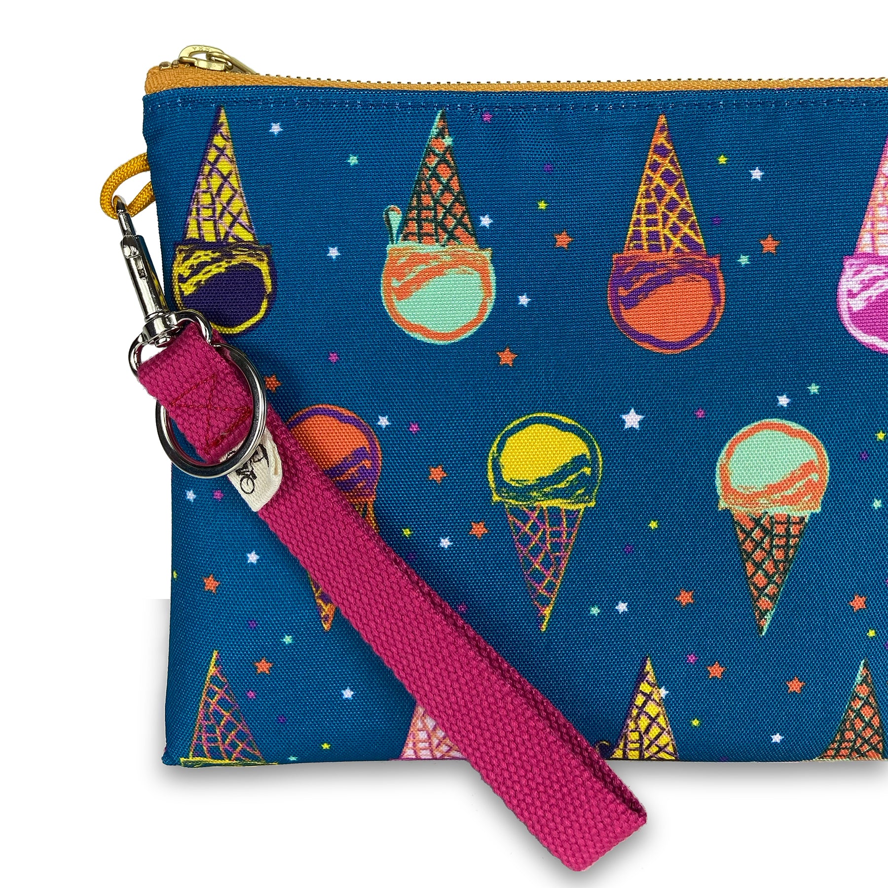 Miss Zip Wristlet: Ice Cream - Lady Alamo