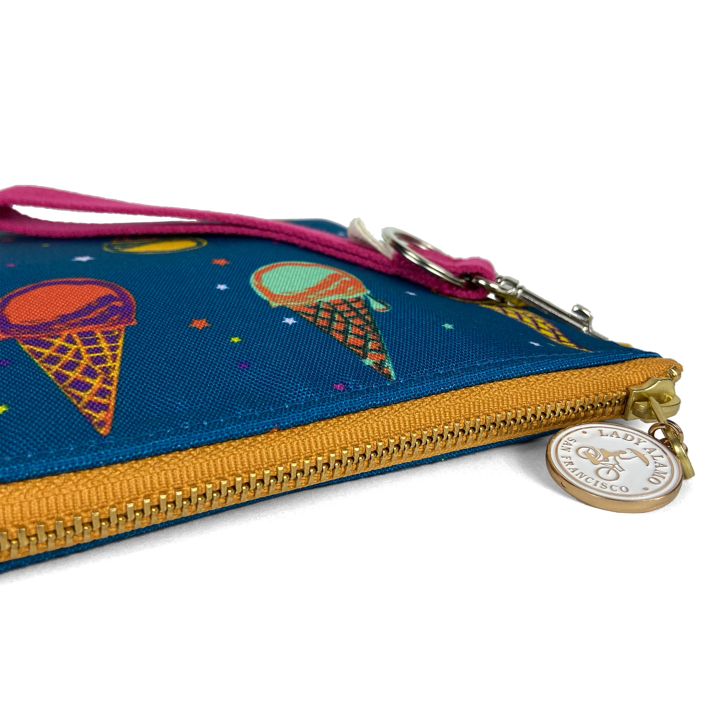 Miss Zip Wristlet: Ice Cream - Lady Alamo