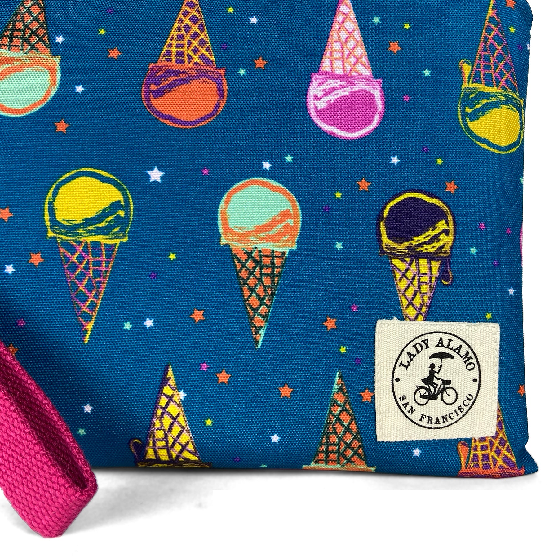 Miss Zip Wristlet: Ice Cream - Lady Alamo