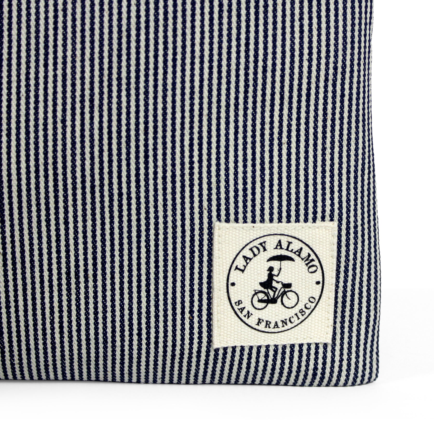 Lady Alamo: Miss Zip Pouch, Railroad Stripe